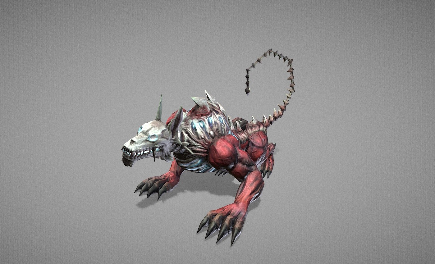 ArtStation - Hellhound Myth | Game Assets