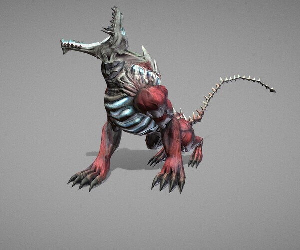 ArtStation - Hellhound Myth | Game Assets