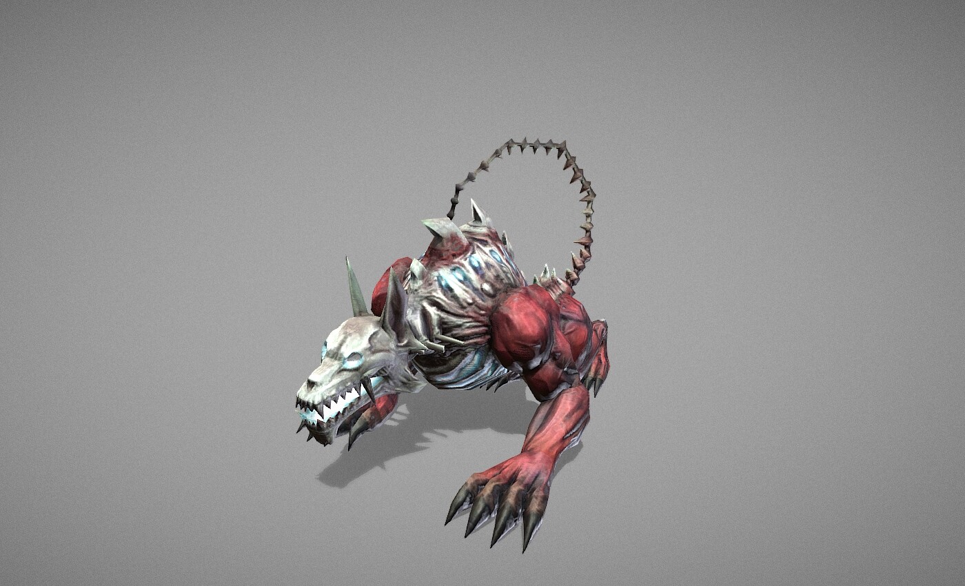 ArtStation - Hellhound Myth | Game Assets