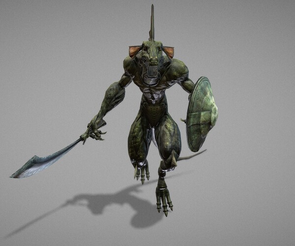 ArtStation - Lizardman Myth | Game Assets