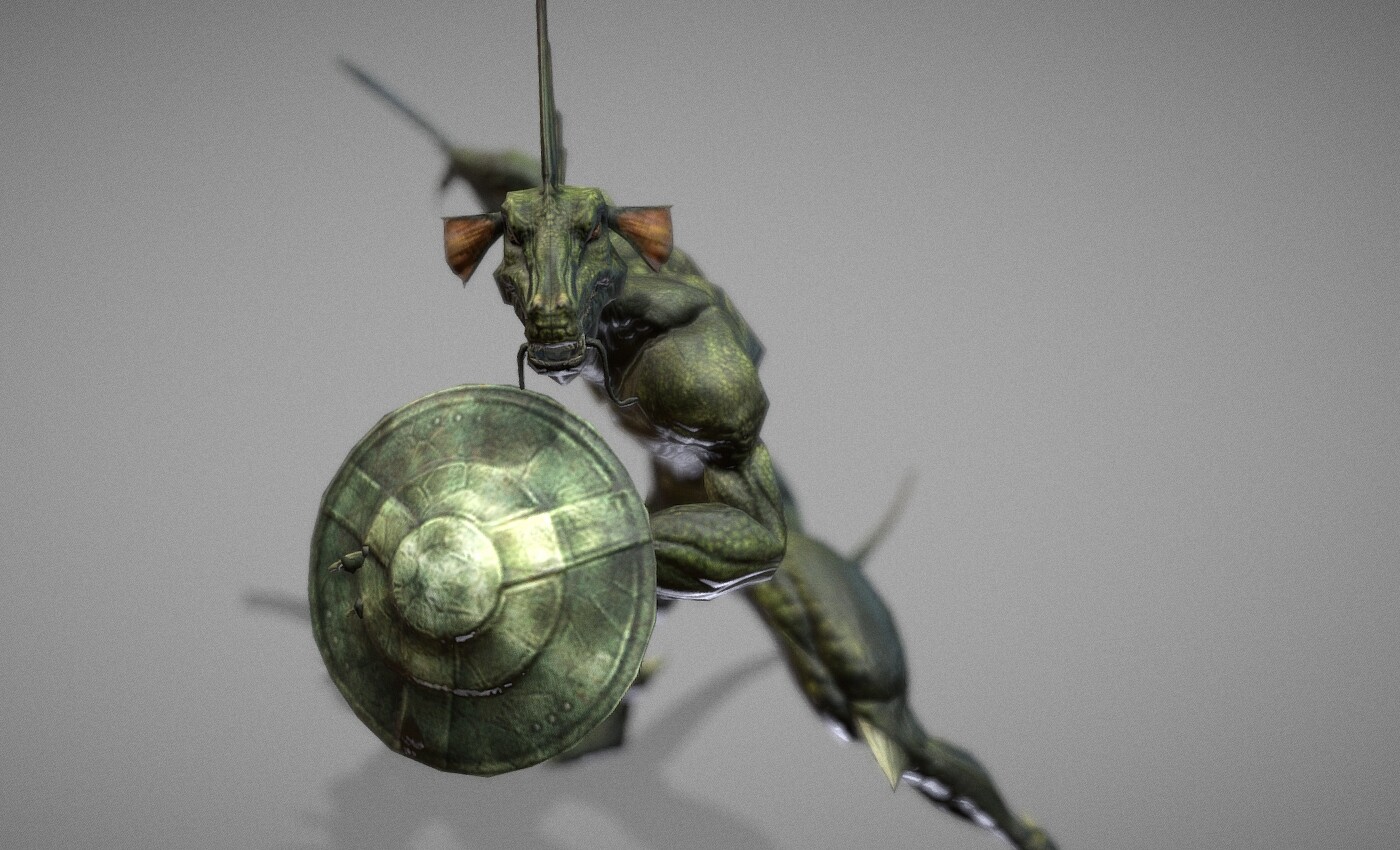 ArtStation - Lizardman Myth | Game Assets