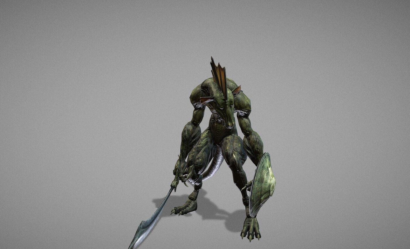 ArtStation - Lizardman Myth | Game Assets