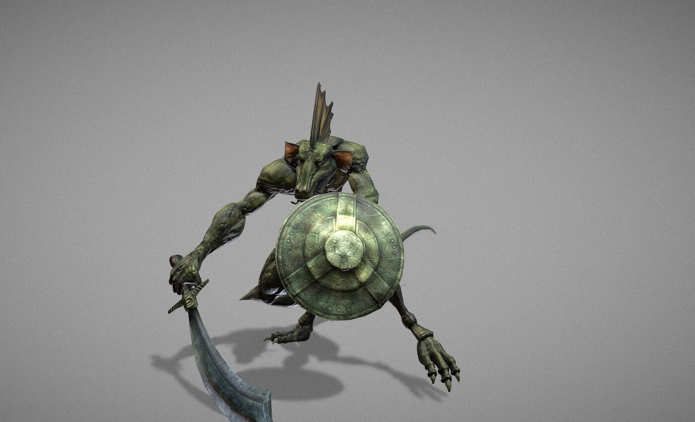 ArtStation - Lizardman Myth | Game Assets