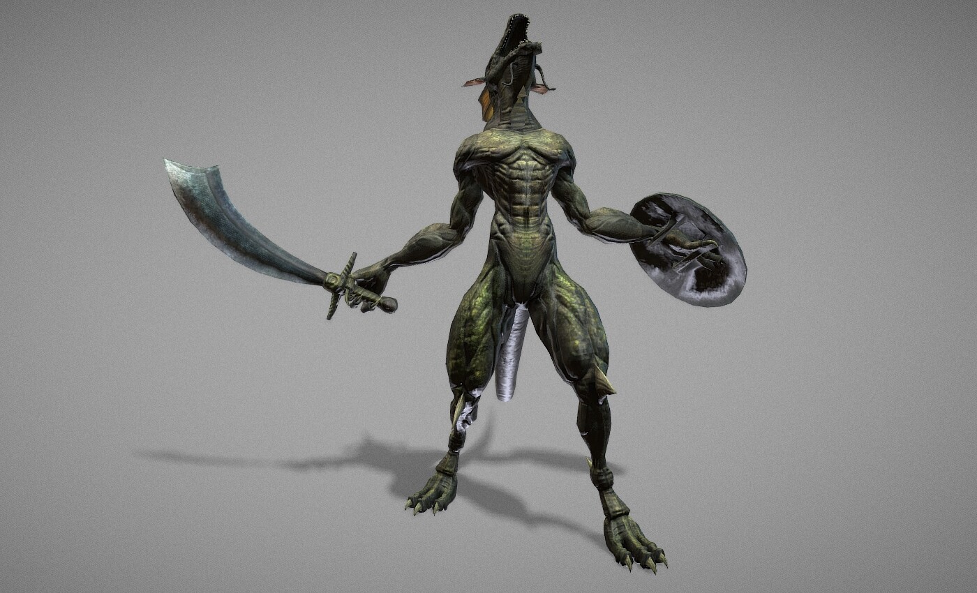 ArtStation - Lizardman Myth | Game Assets