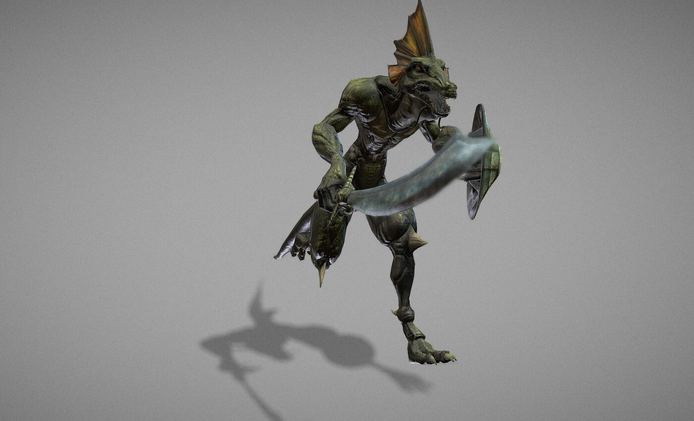 ArtStation - Lizardman Myth | Game Assets