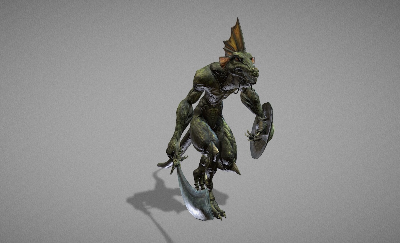 ArtStation - Lizardman Myth | Game Assets