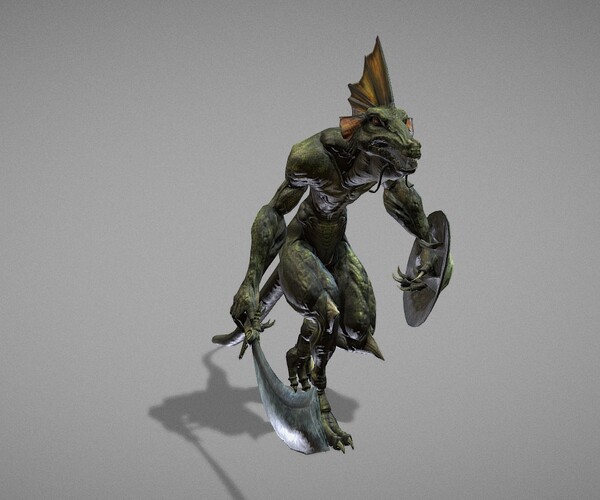 ArtStation - Lizardman Myth | Game Assets