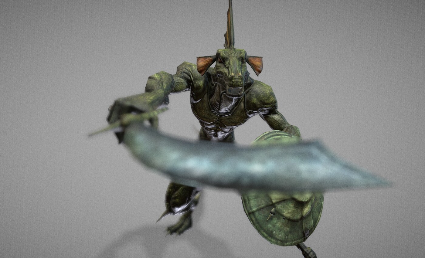 ArtStation - Lizardman Myth | Game Assets