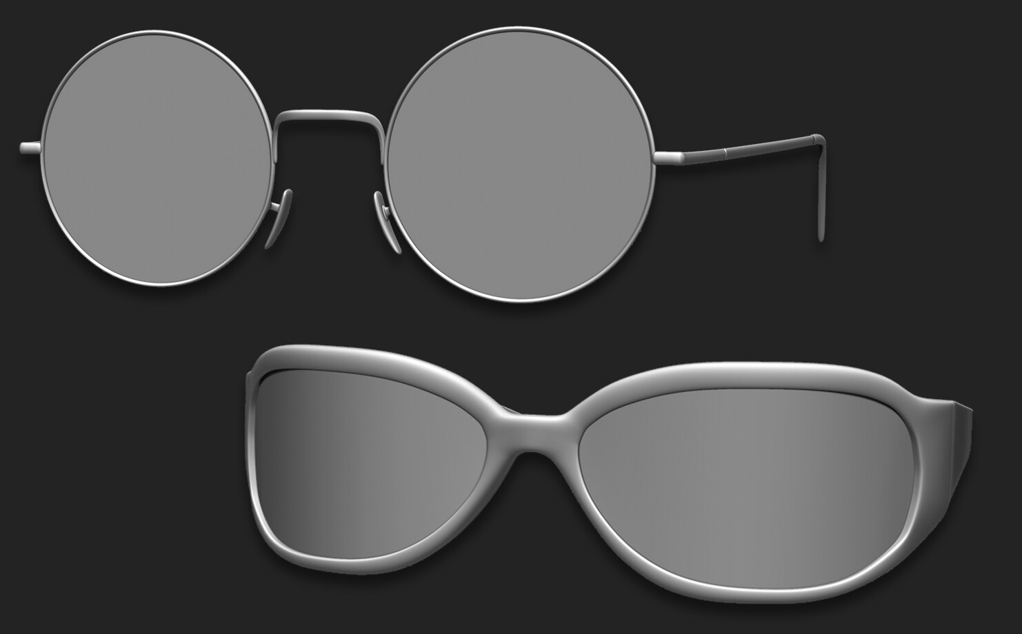 ArtStation - 15 Glasses Base Mesh | Resources