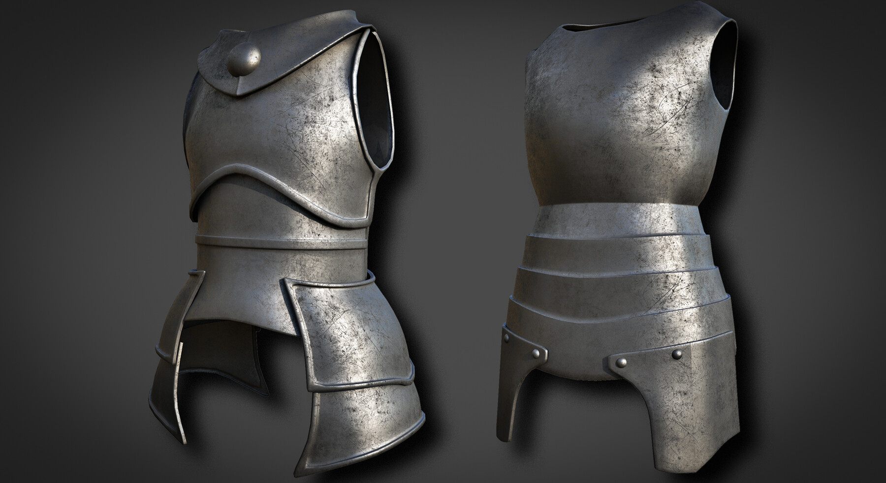 ArtStation - 20 Body Armor Base Mesh (With UV) | Game Assets