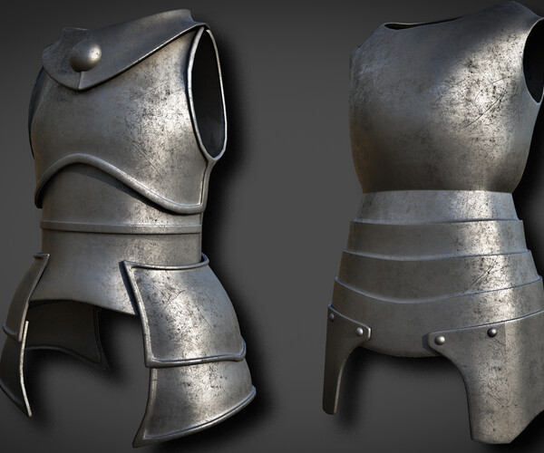 ArtStation - 20 Body Armor Base Mesh (With UV) | Game Assets