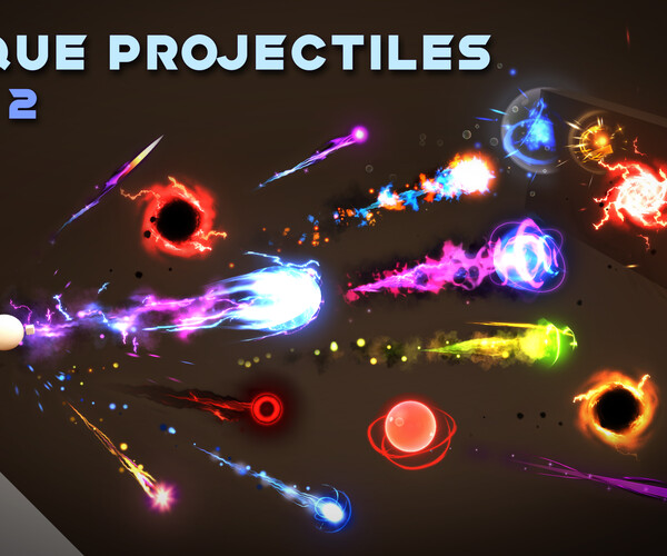ArtStation - Unique Projectiles - Mega Pack - Vol. 1 | Game Assets