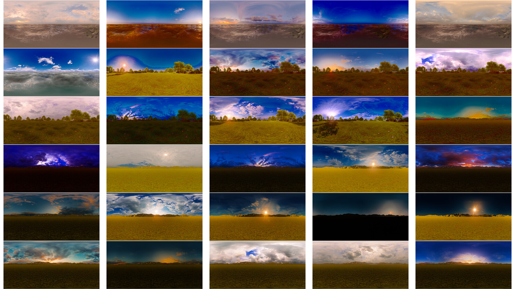 ArtStation - 54 HDRI vol.7( Ghibli Inspired , Watercolor , Abstract ...