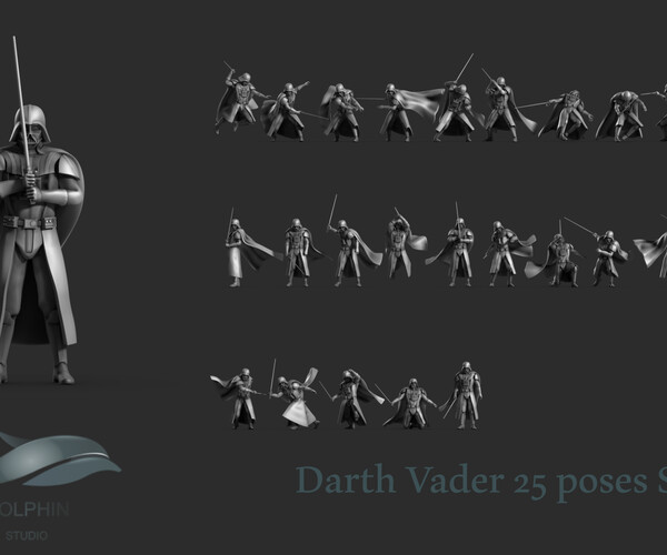 ArtStation - Darth Vader Figure Set 01 | Resources