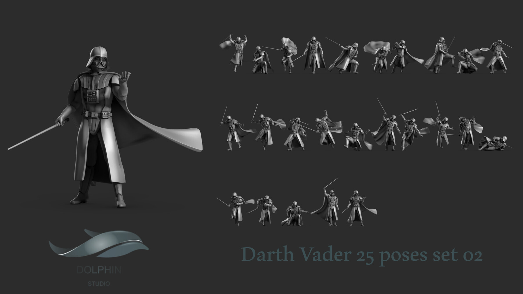 ArtStation - Darth Vader Figure Set 02 | Resources