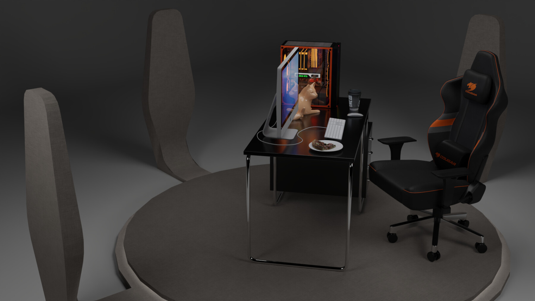 ArtStation - Workplace on the platform | Resources