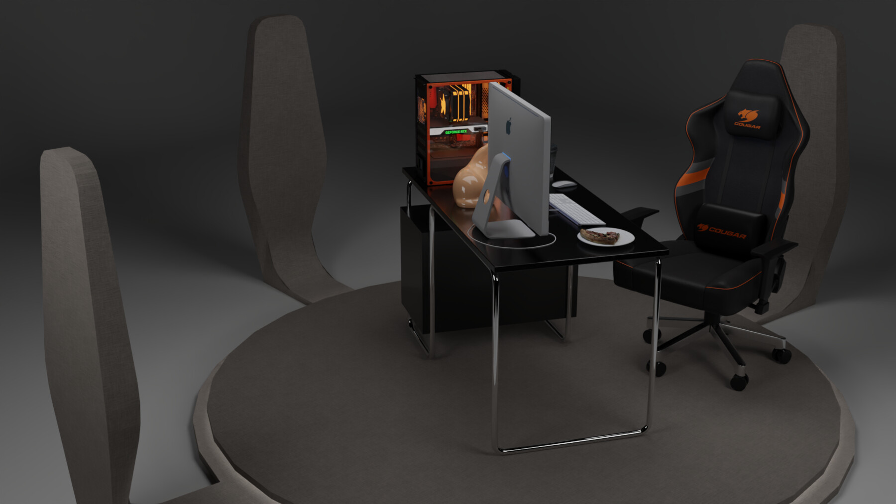 ArtStation - Workplace on the platform | Resources