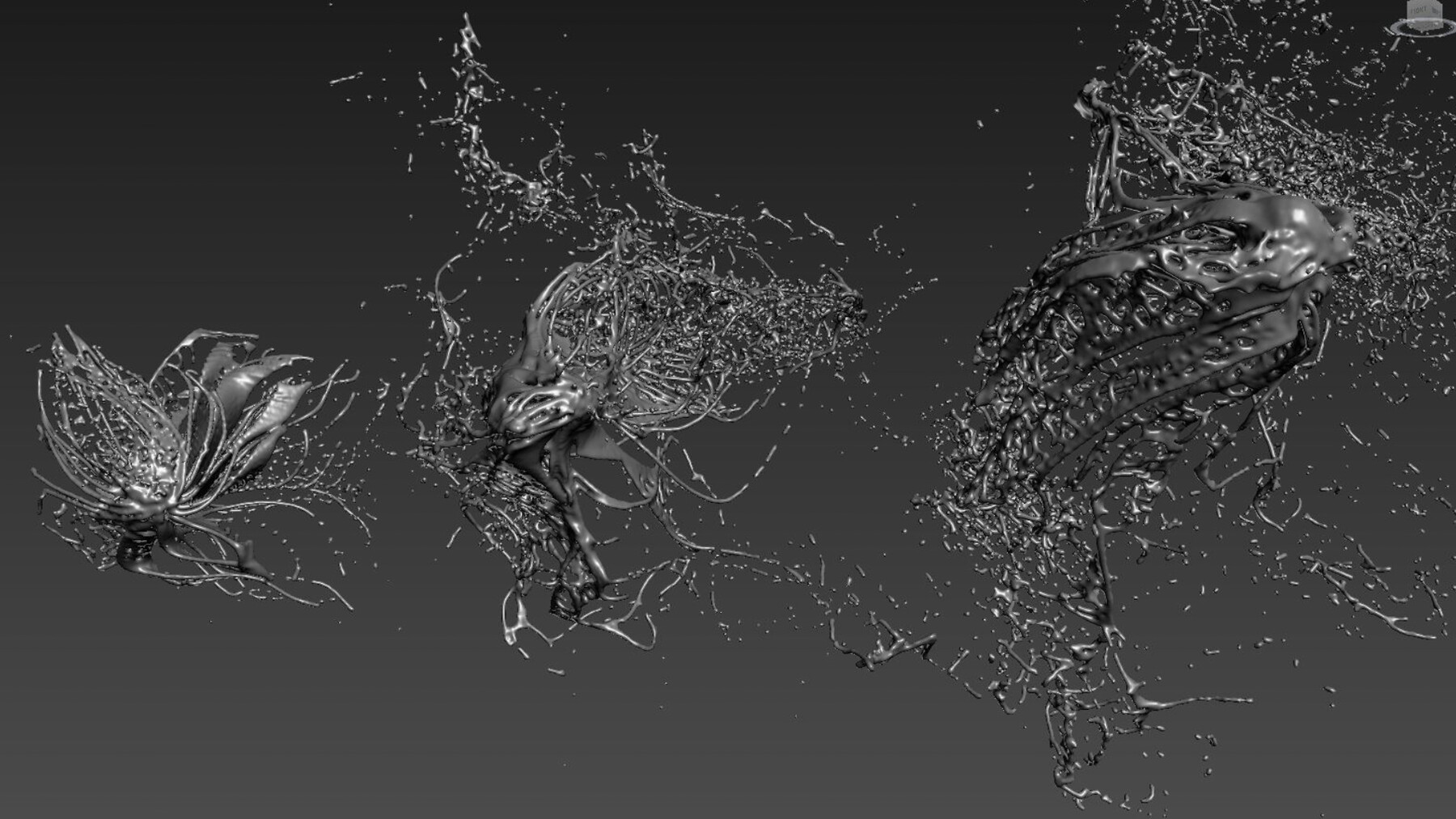 ArtStation - Water Splash Animation and Model | Resources