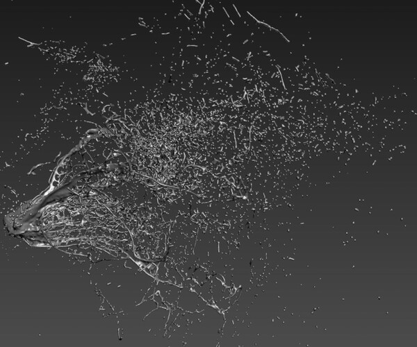 ArtStation - Water Splash Animation and Model | Resources