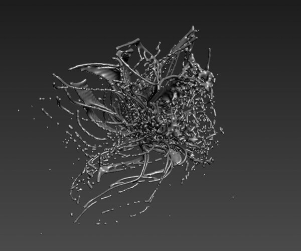 ArtStation - Water Splash Animation and Model | Resources