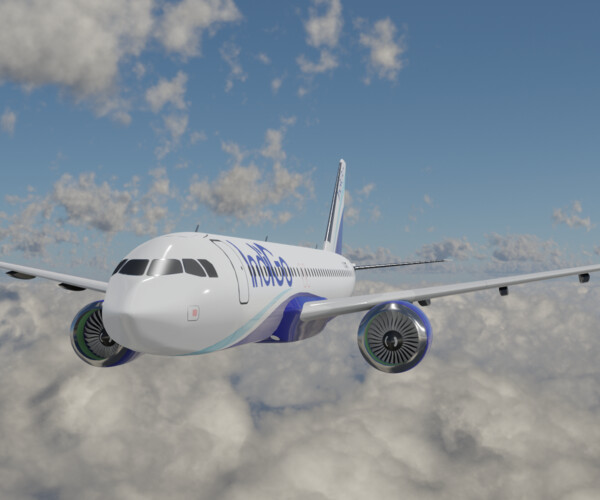 ArtStation - ANIMATED INDIGO FLIGHT GAME READY | Game Assets