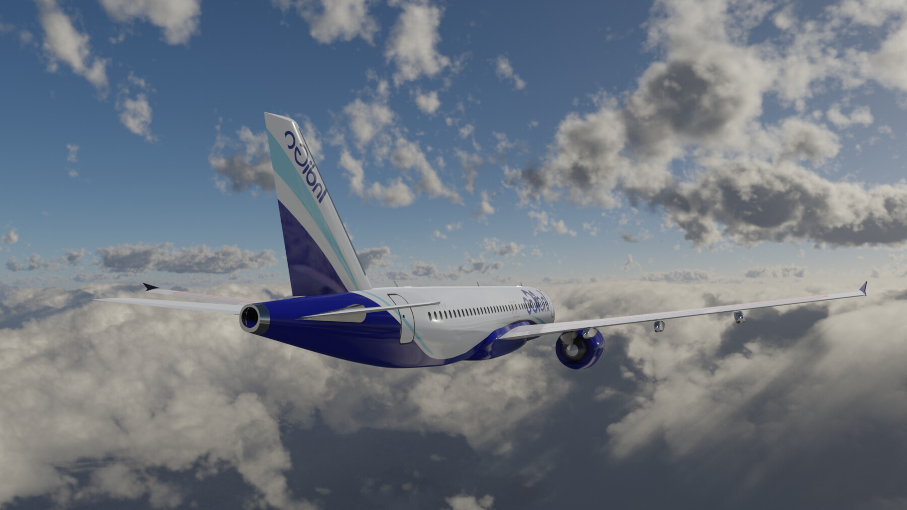 ArtStation - ANIMATED INDIGO FLIGHT GAME READY | Game Assets