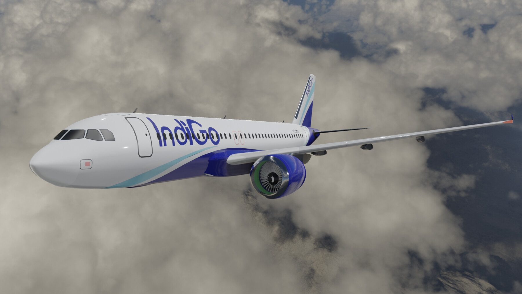 ArtStation - ANIMATED INDIGO FLIGHT GAME READY | Game Assets