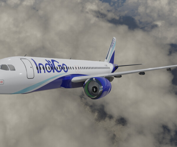 ArtStation - ANIMATED INDIGO FLIGHT GAME READY | Game Assets