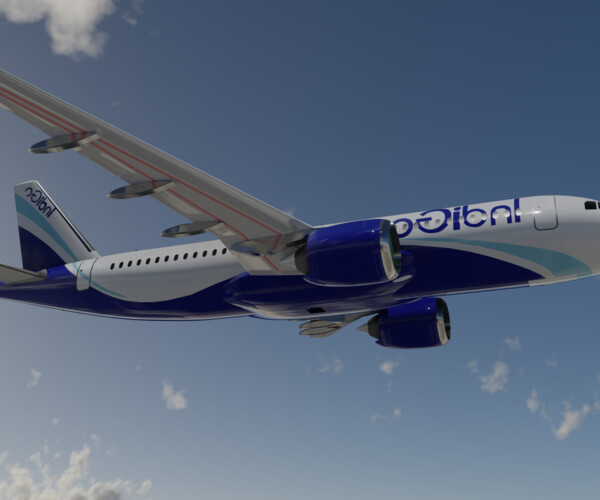 ArtStation - ANIMATED INDIGO FLIGHT GAME READY | Game Assets