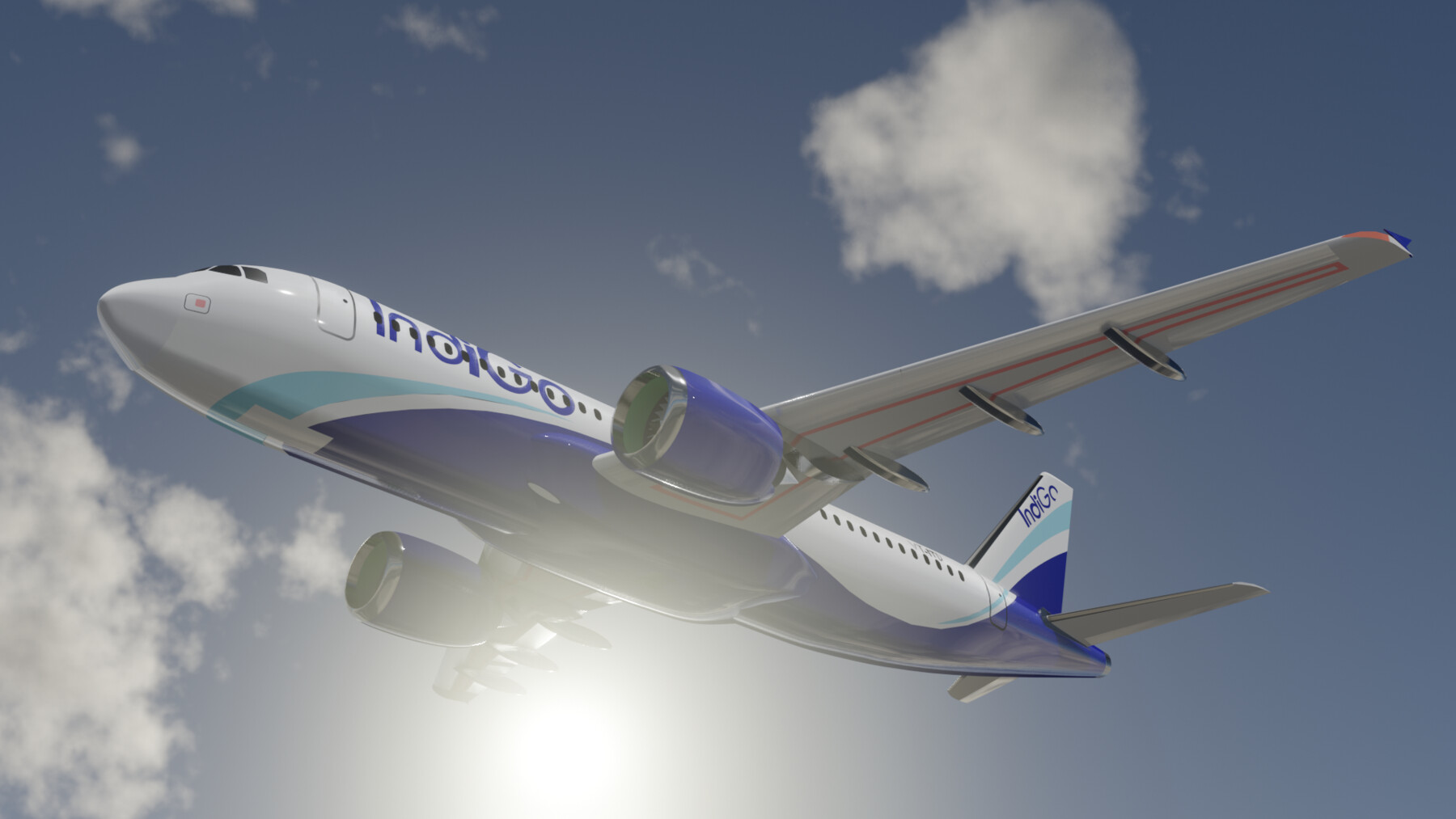 ArtStation - ANIMATED INDIGO FLIGHT GAME READY | Game Assets