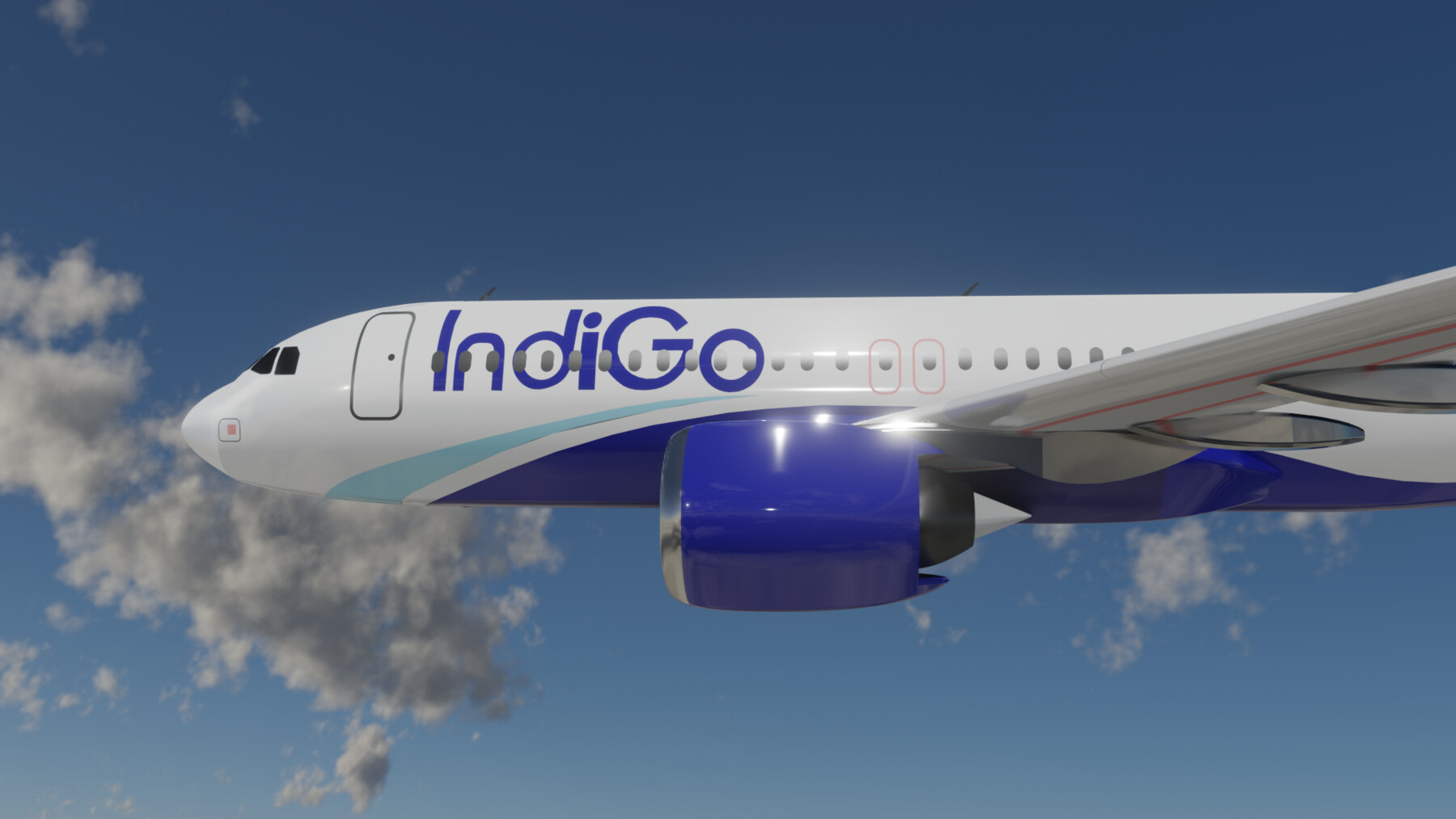 ArtStation - ANIMATED INDIGO FLIGHT GAME READY | Game Assets