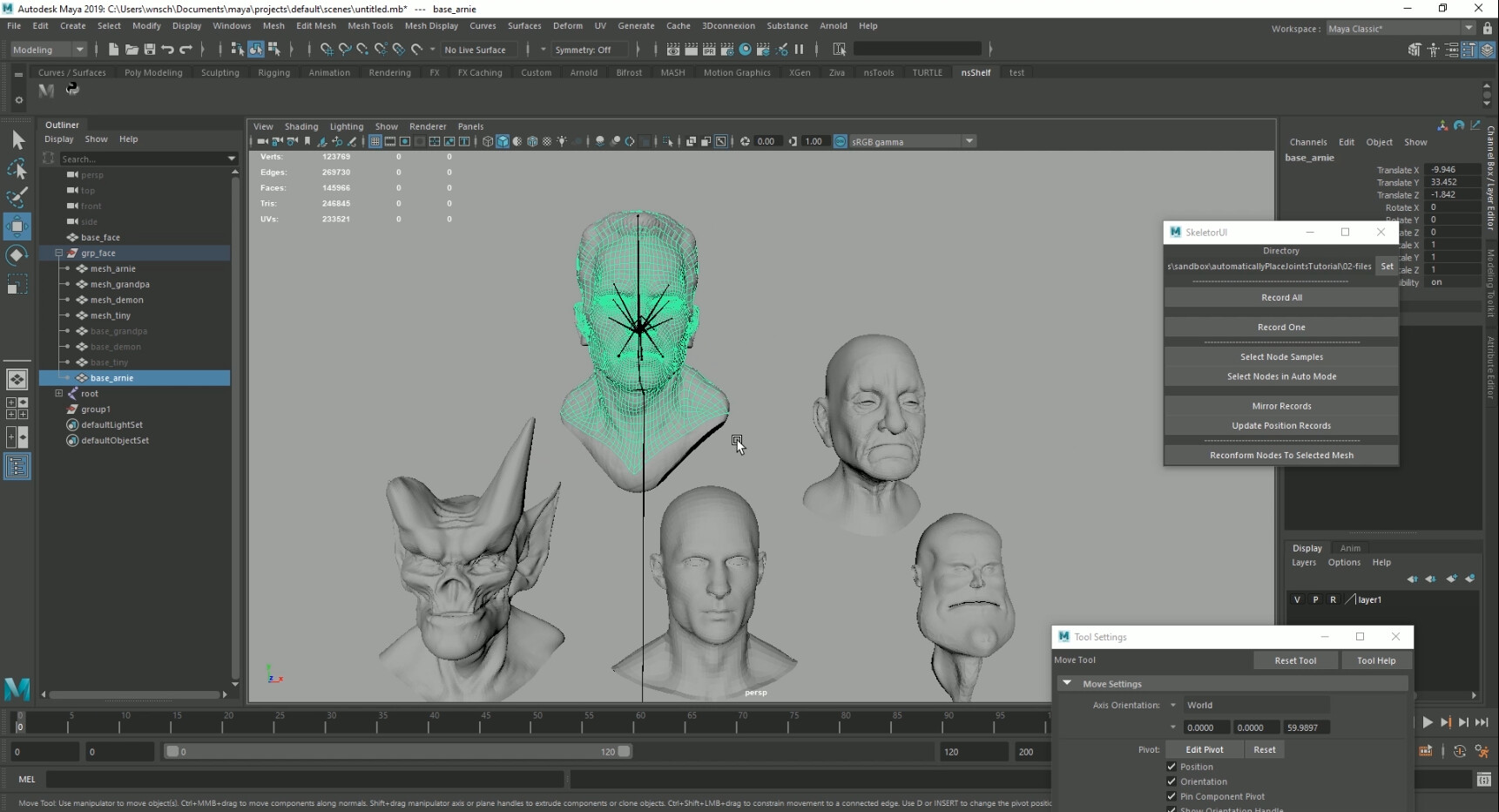 ArtStation - Automatic Skeleton Placement In Any Character, Any Pose, Any Topology | Tutorials