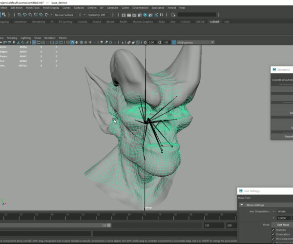 ArtStation - Automatic Skeleton Placement In Any Character, Any Pose, Any Topology | Tutorials