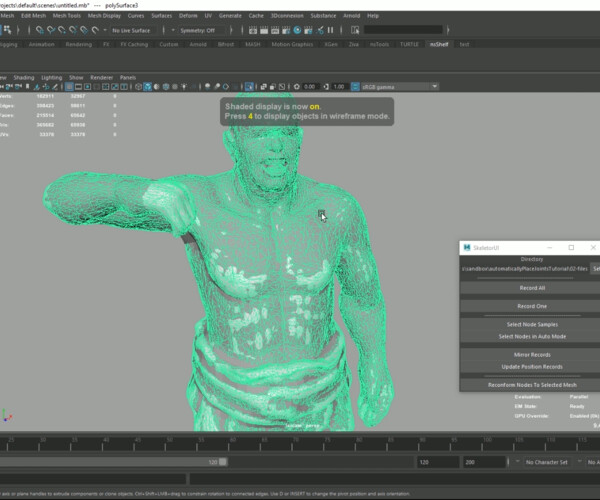 ArtStation - Automatic Skeleton Placement In Any Character, Any Pose ...