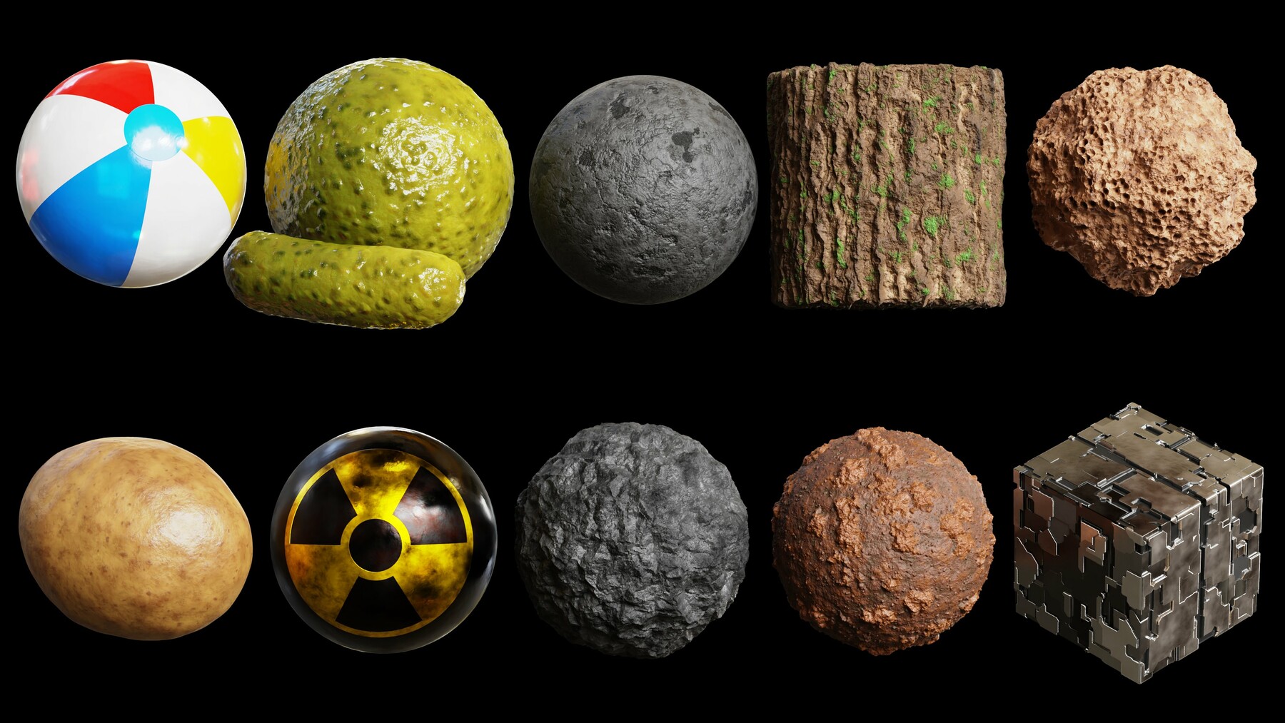 ArtStation - Blender Procedural Material Pack #9 | Resources
