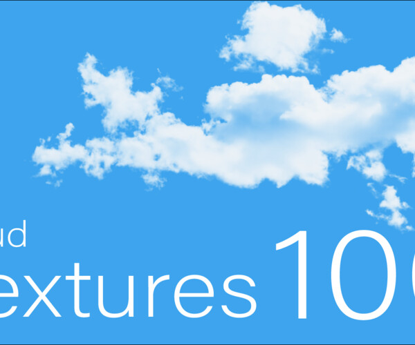ArtStation - 100 Transparent Cloud textures 4k png | Brushes