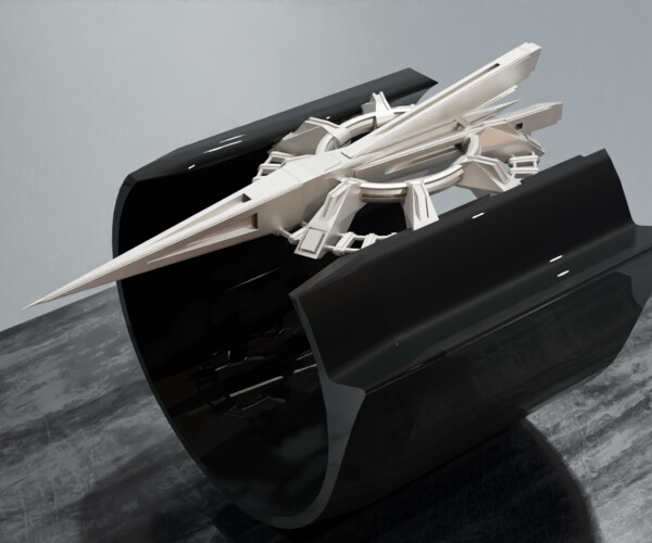 ArtStation - Low Poly Sci-Fi Ring Milenium | Resources