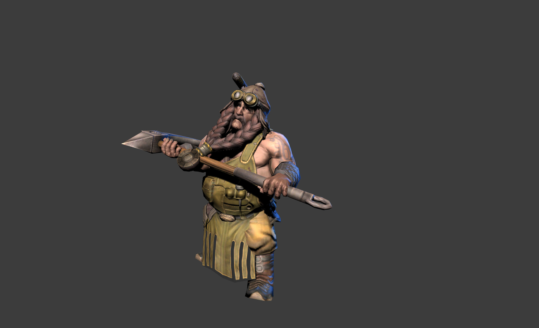 ArtStation - Dwarf Miner | Game Assets