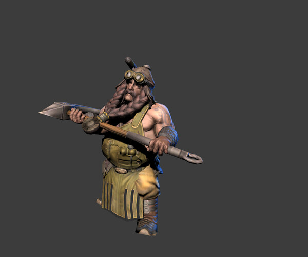 ArtStation - Dwarf Miner | Game Assets