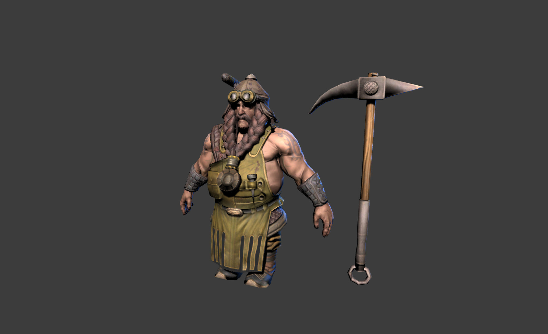 ArtStation - Dwarf Miner | Game Assets
