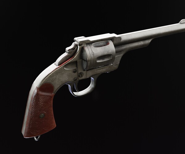 ArtStation - Merwin Hulbert Revolver | Game Assets