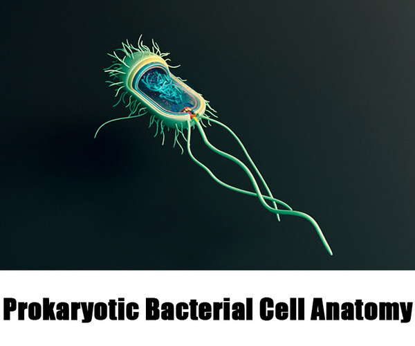 ArtStation - Prokaryotic Bacterial Cell Anatomy | Resources