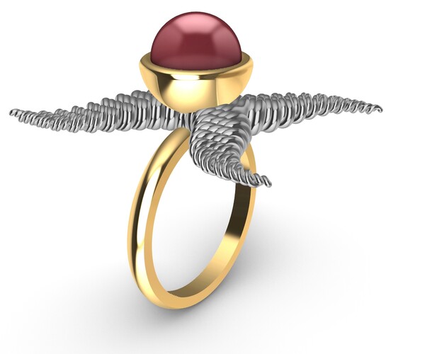 ArtStation - weave wings ring | Resources