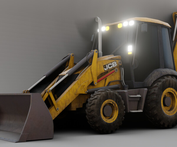 ArtStation - JCB BULLDOZER GAME READY | Game Assets