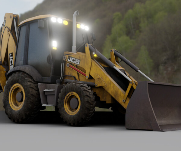 ArtStation - JCB BULLDOZER GAME READY | Game Assets