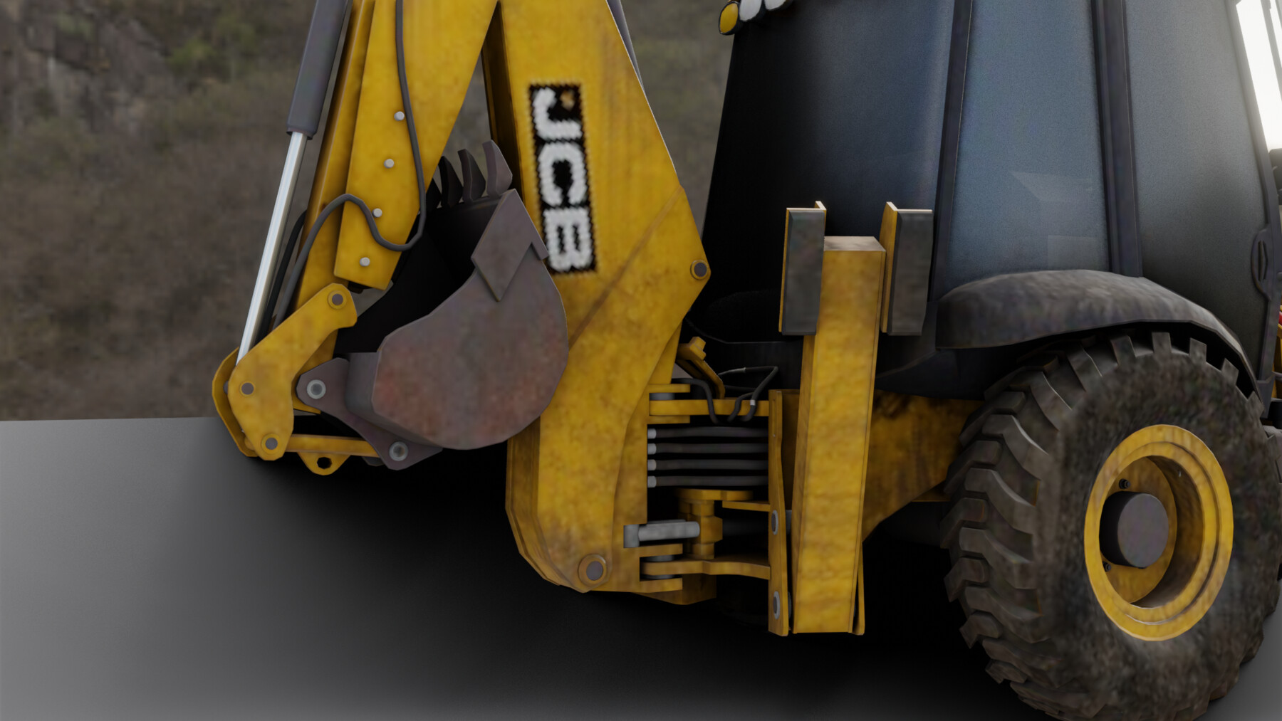 ArtStation - JCB BULLDOZER GAME READY | Game Assets