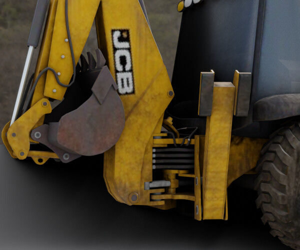 ArtStation - JCB BULLDOZER GAME READY | Game Assets