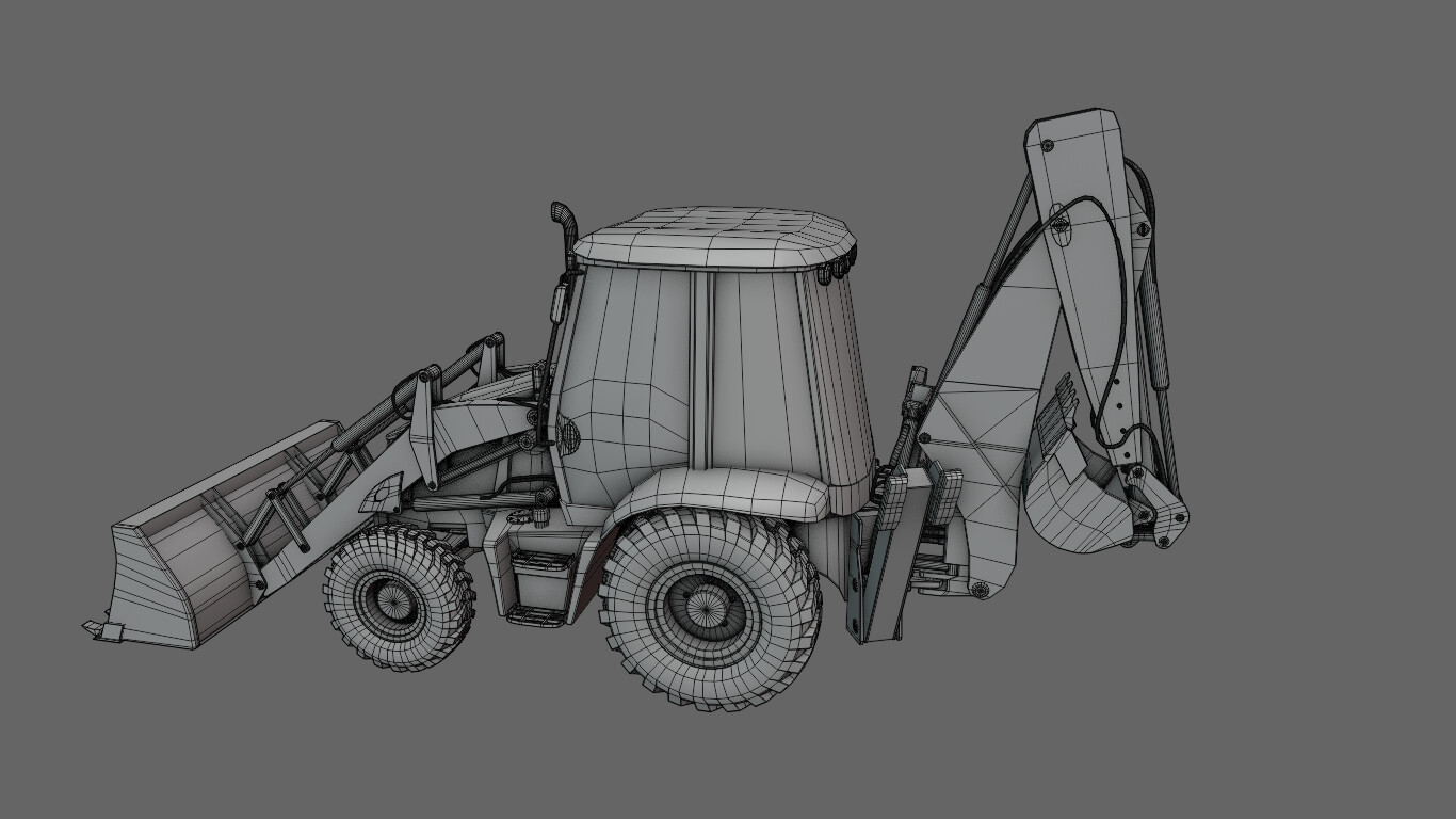 ArtStation - JCB BULLDOZER GAME READY | Game Assets