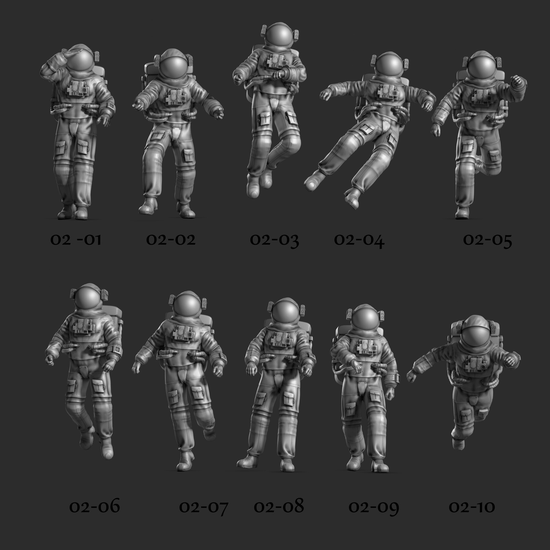 ArtStation - Astronaut 02 | Resources