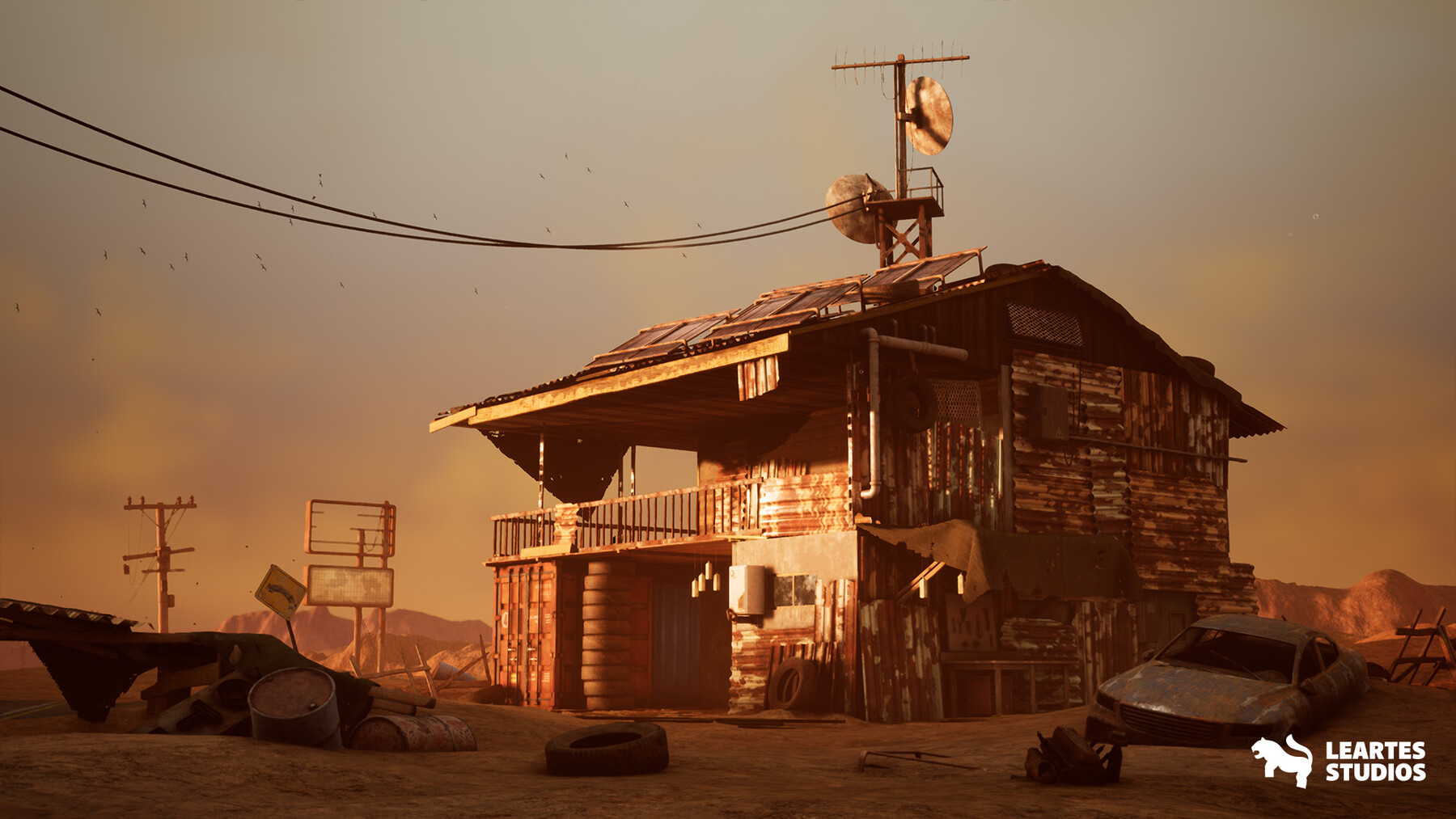 ArtStation - Post Apocalyptic Desert Environment | Game Assets